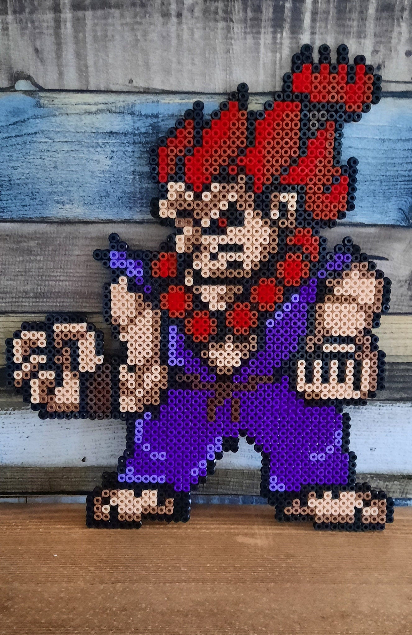 Akuma Street Fighter Character / Beads/perler/8bit - Etsy