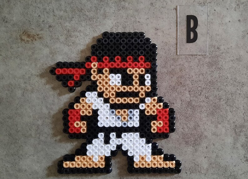 Street Fighter Pixel Characters / Beads / Ken / Guile / Vega / Dhalsim ...
