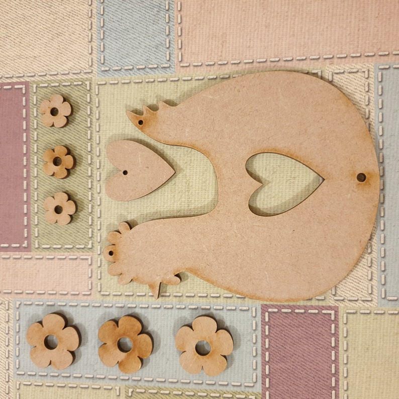 MDF Chicken Blank - Etsy