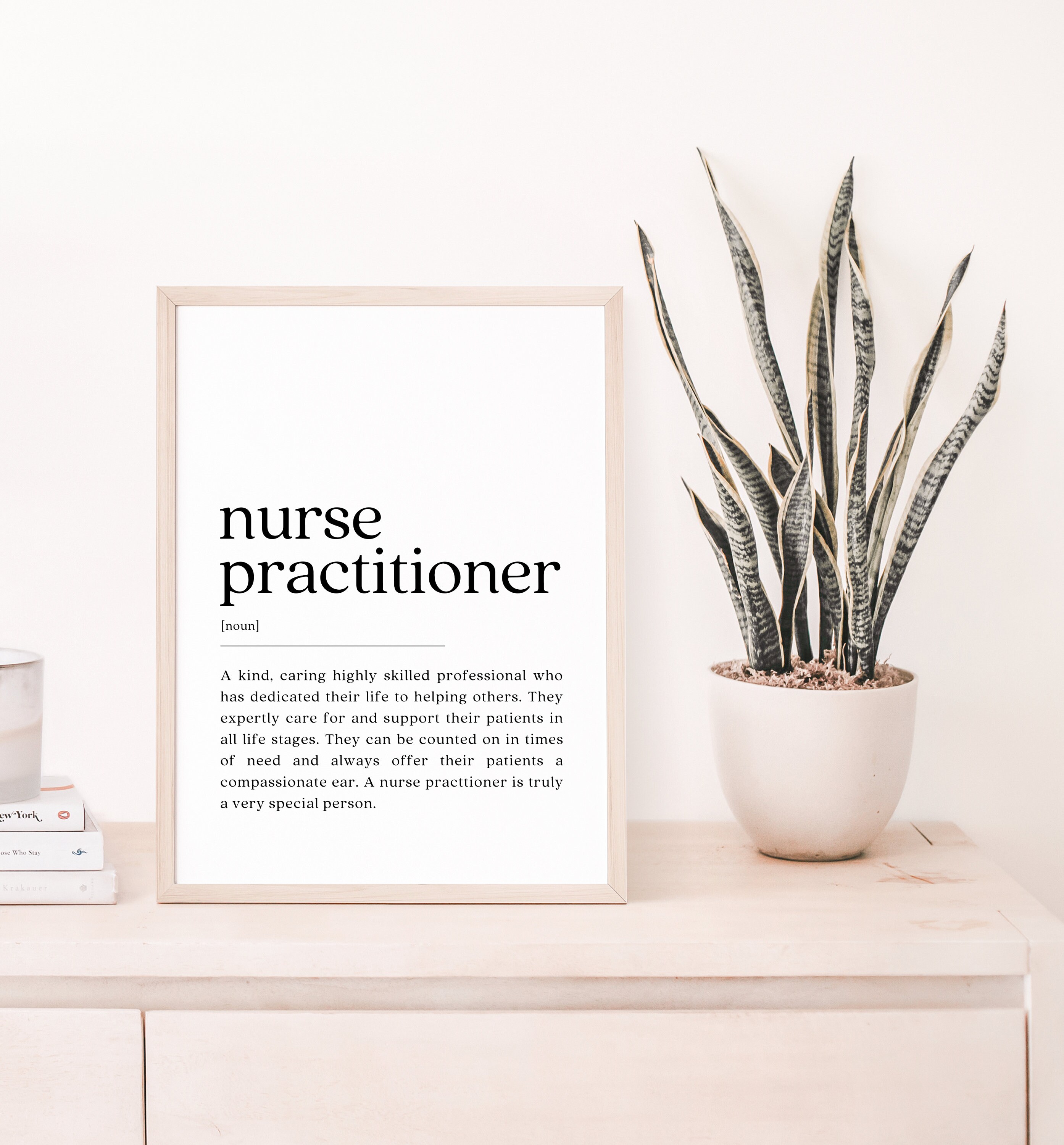 Nurse Practitioner Definition Print, Nurse Graduation Gift, Birthday or ...