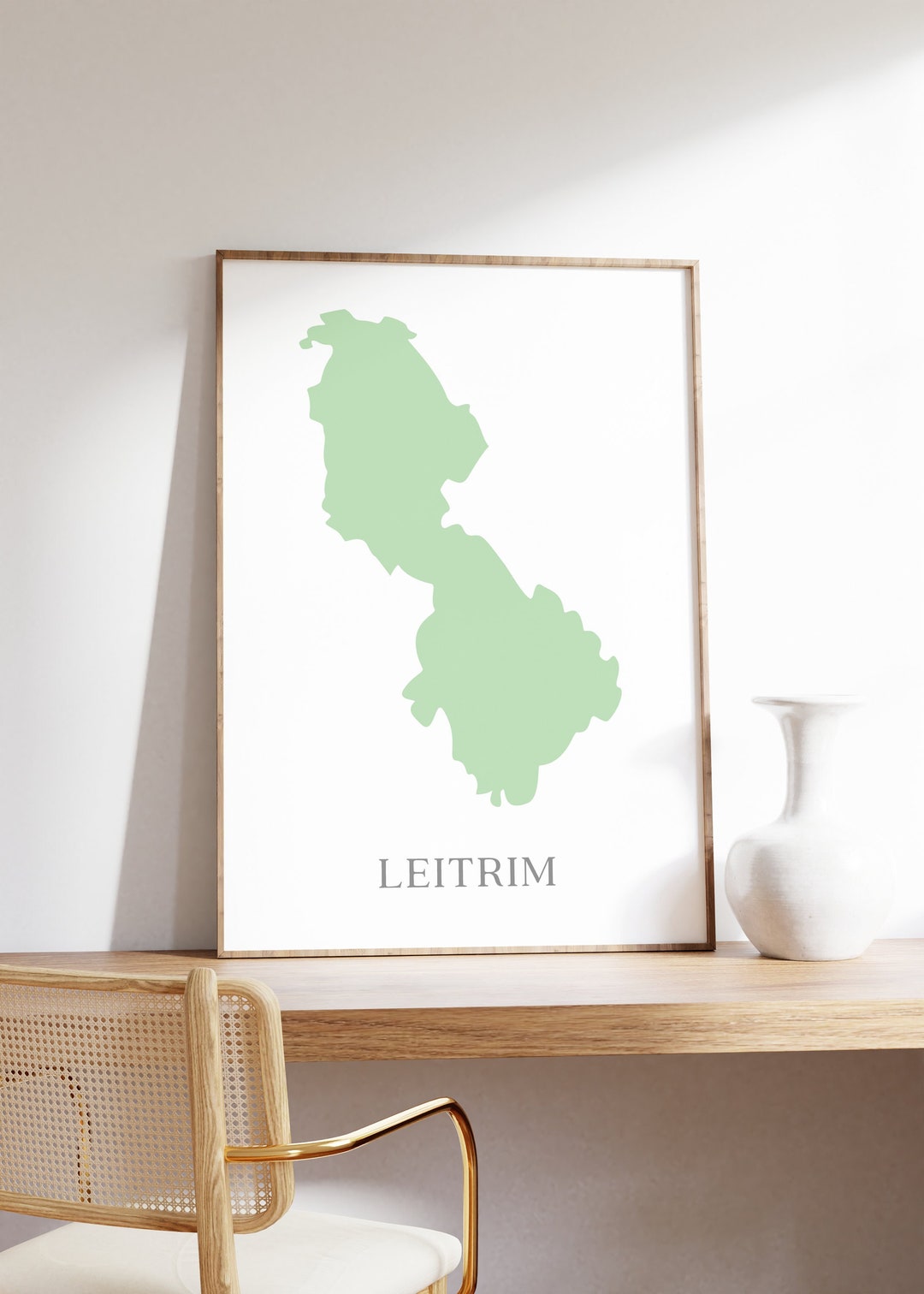 County Leitrim Map Leitrim Print Map of Leitrim Poster - Etsy