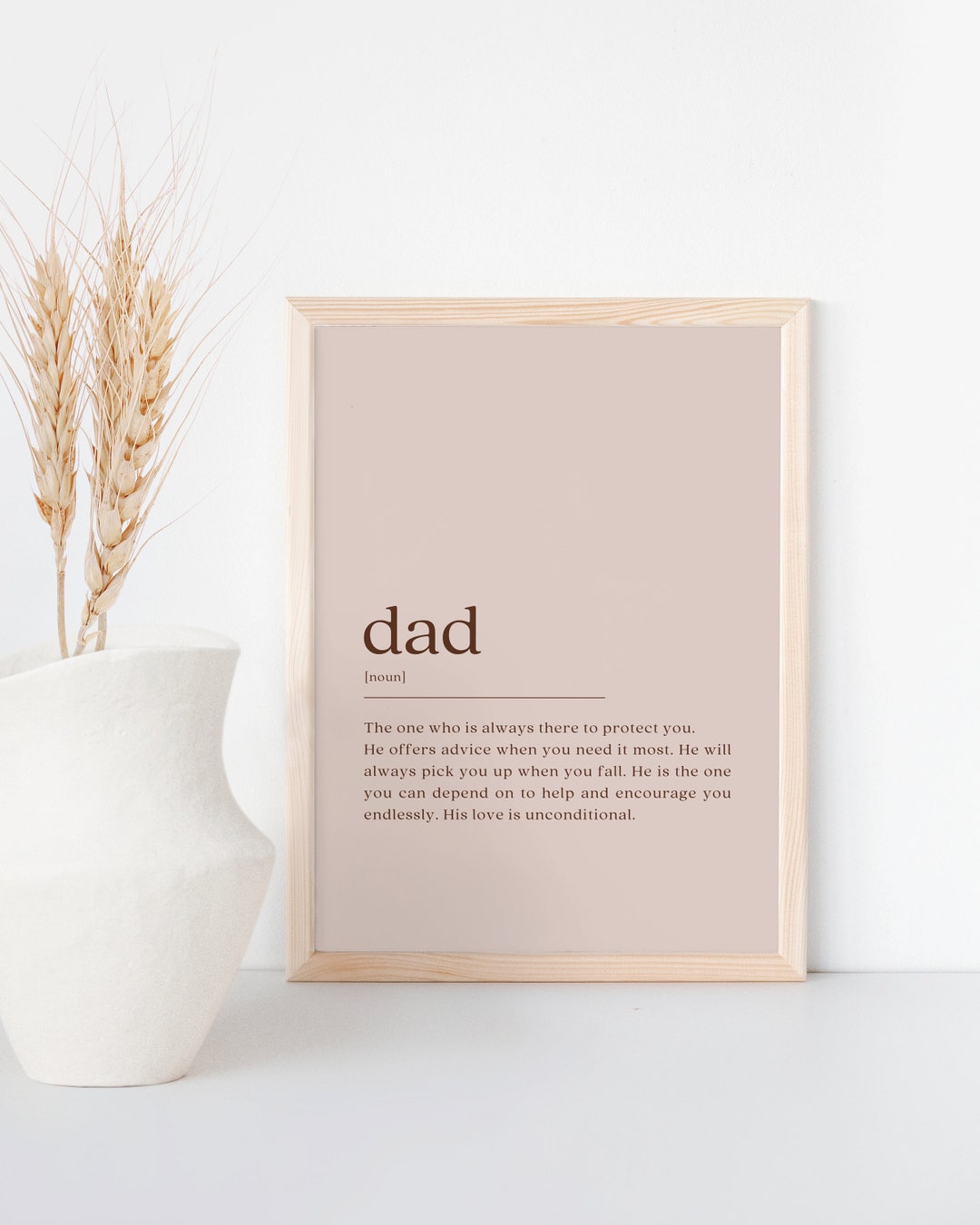 Dad Definition Print Fathers Day Gift New Dad Gift Gifts - Etsy