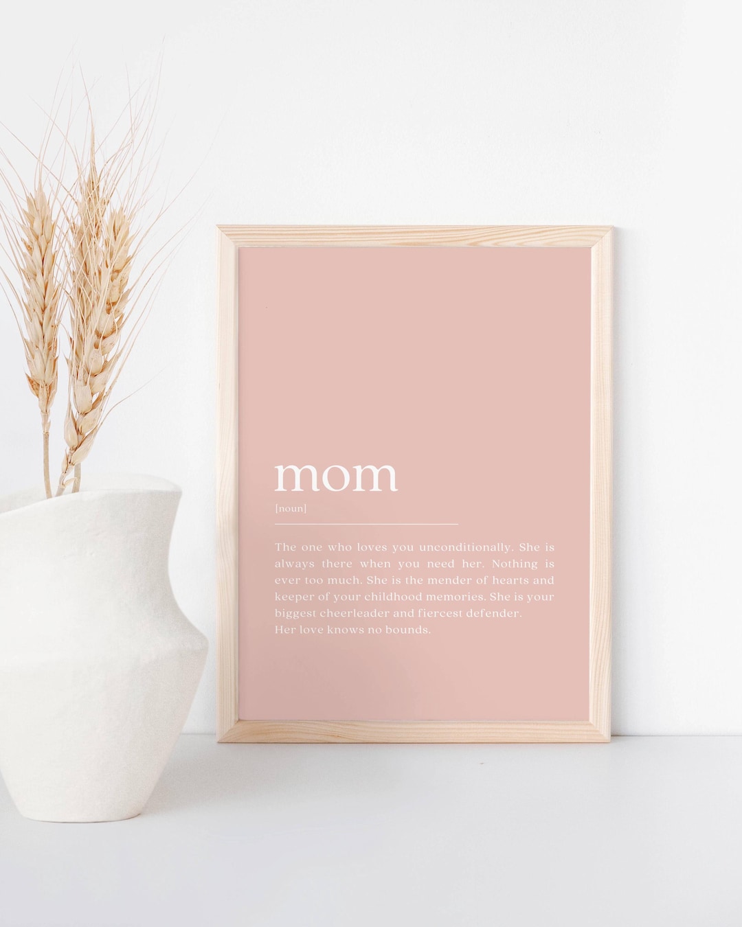 Mom Noun Definition Print, Mothers Day Gift, New Mom Gift, Gifts for ...