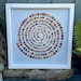 Queenie Scallop Shell Spiral Art: Coastal Wall Decor (18x18 Inch) - Etsy