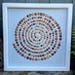 Queenie Scallop Shell Spiral Art: Coastal Wall Decor (18x18 Inch) - Etsy