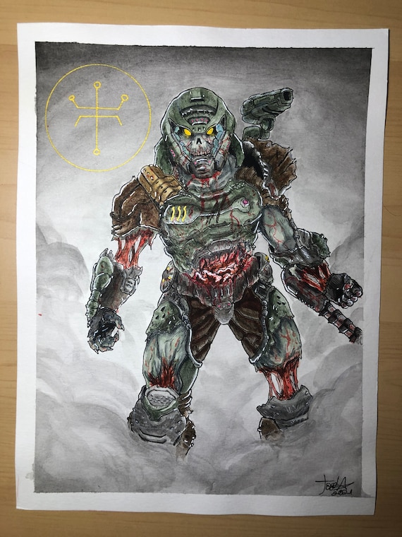 Zombie Watercolor Painting Lora Zombie Studio Meow Cat Themed Abstract