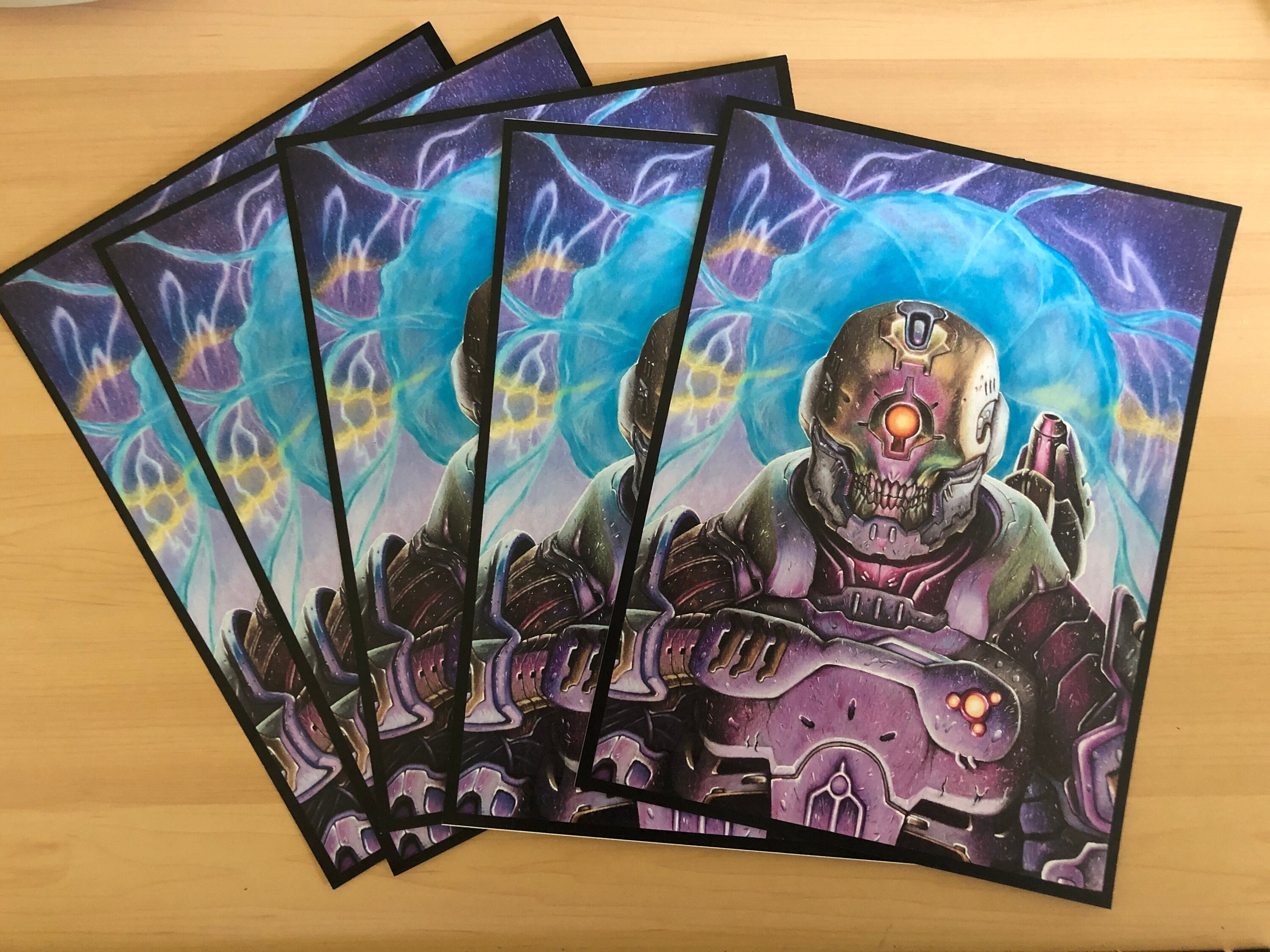 The Doom Slayer Cardstock - Etsy