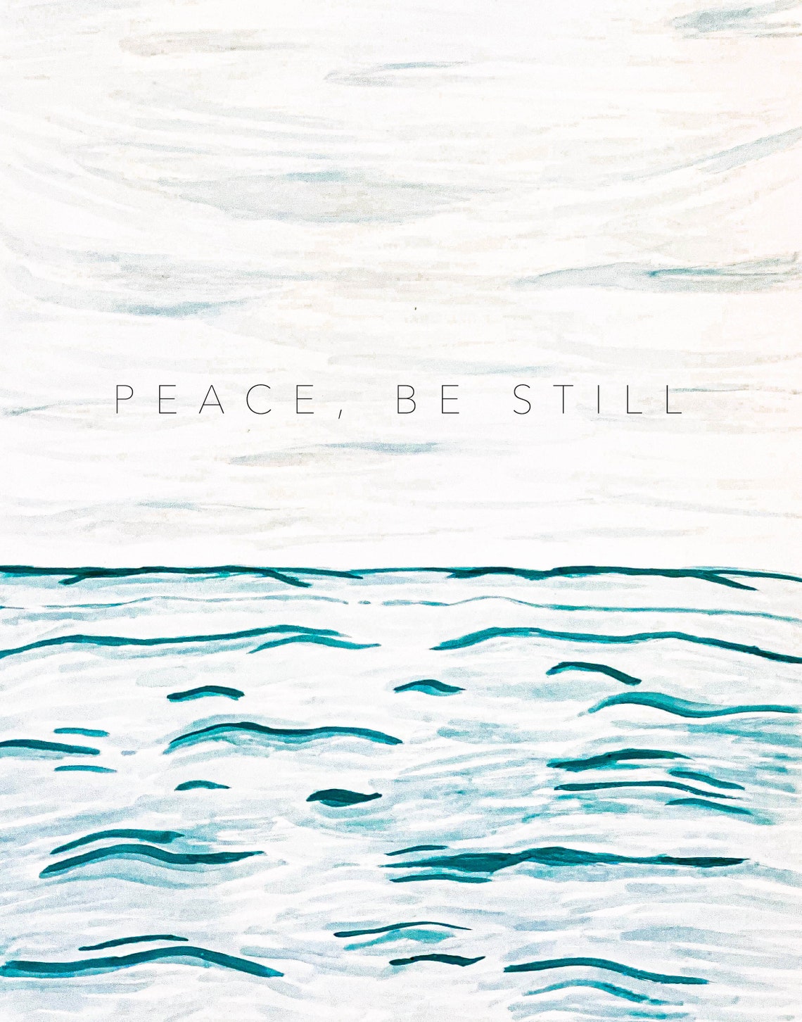 Peace, Be Still - Etsy