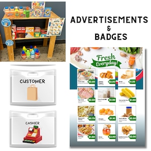 Dramatic Play Grocery Store Set: Imaginative Learning Fun for Preschool ...