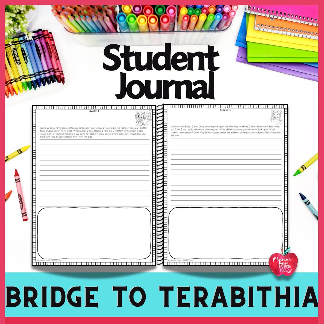 Bridge to Terabithia Journal: Character Analysis, Writing Prompts ...