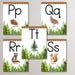 Woodland Nature Alphabet, Number Frame & Hand Signal Posters: Earthy ...