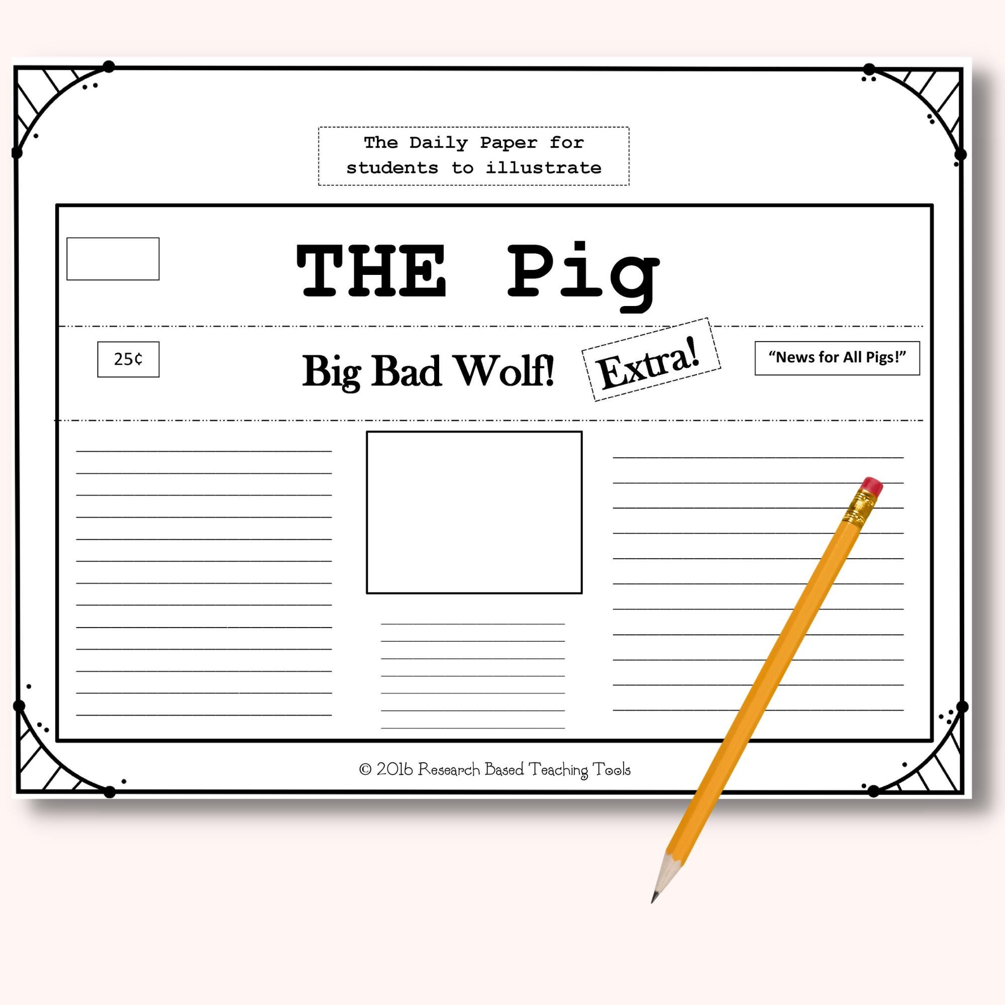 The True Story of the Three Little Pigs Activities Bundle | Reading ...