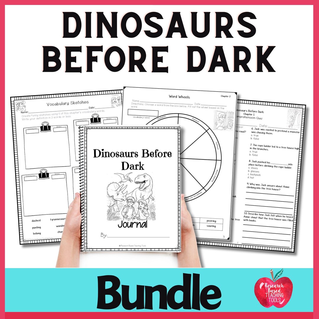 Dinosaurs Before Dark MEGA Bundle | Homeschool ELA Printables - Etsy