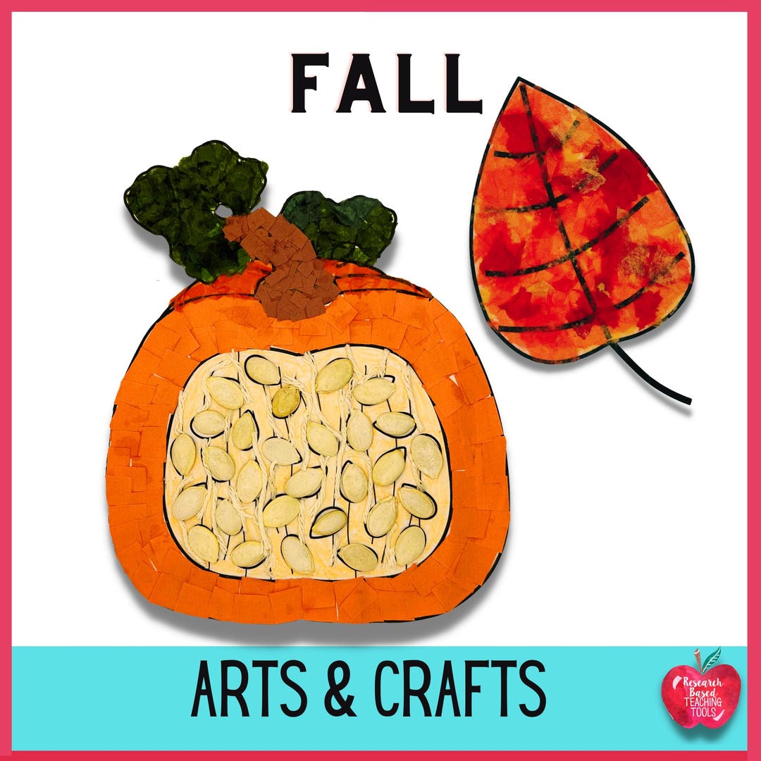 Autumn Arts & Crafts Kit: Leaf, Pumpkin, Scarecrow Activities for ...