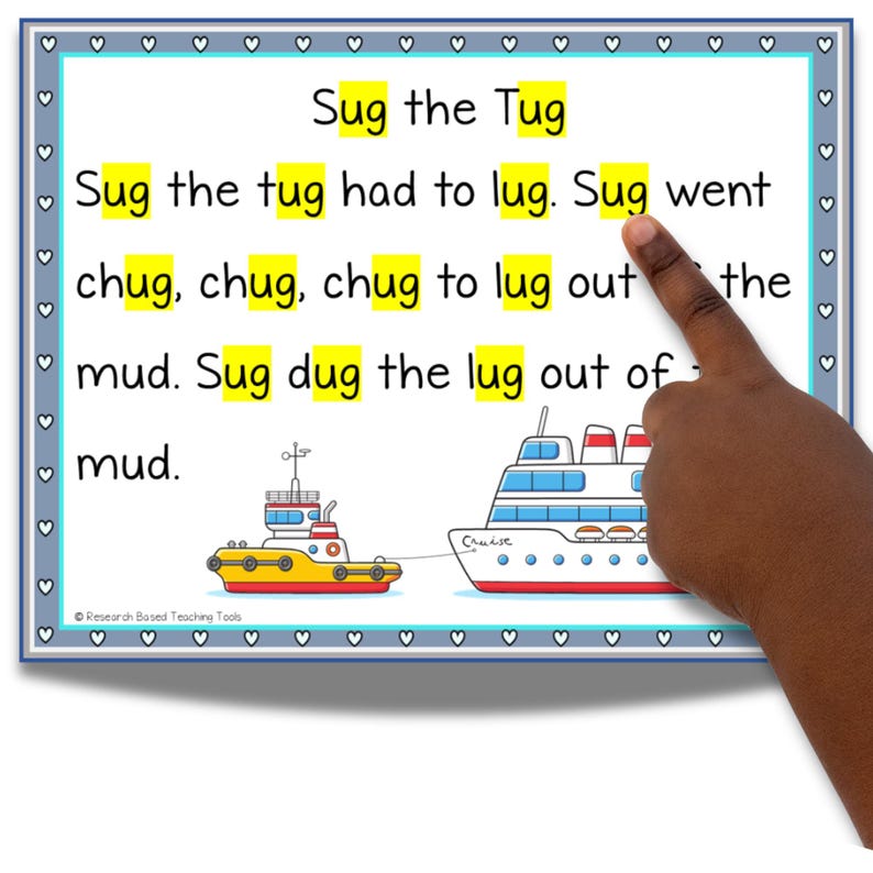 CVC Short Vowel U Word Family Stories: Phonics Practice for Early ...