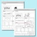 Prek-3rd Grade Dolch Sight Word Worksheets: Printable Bundle for ...
