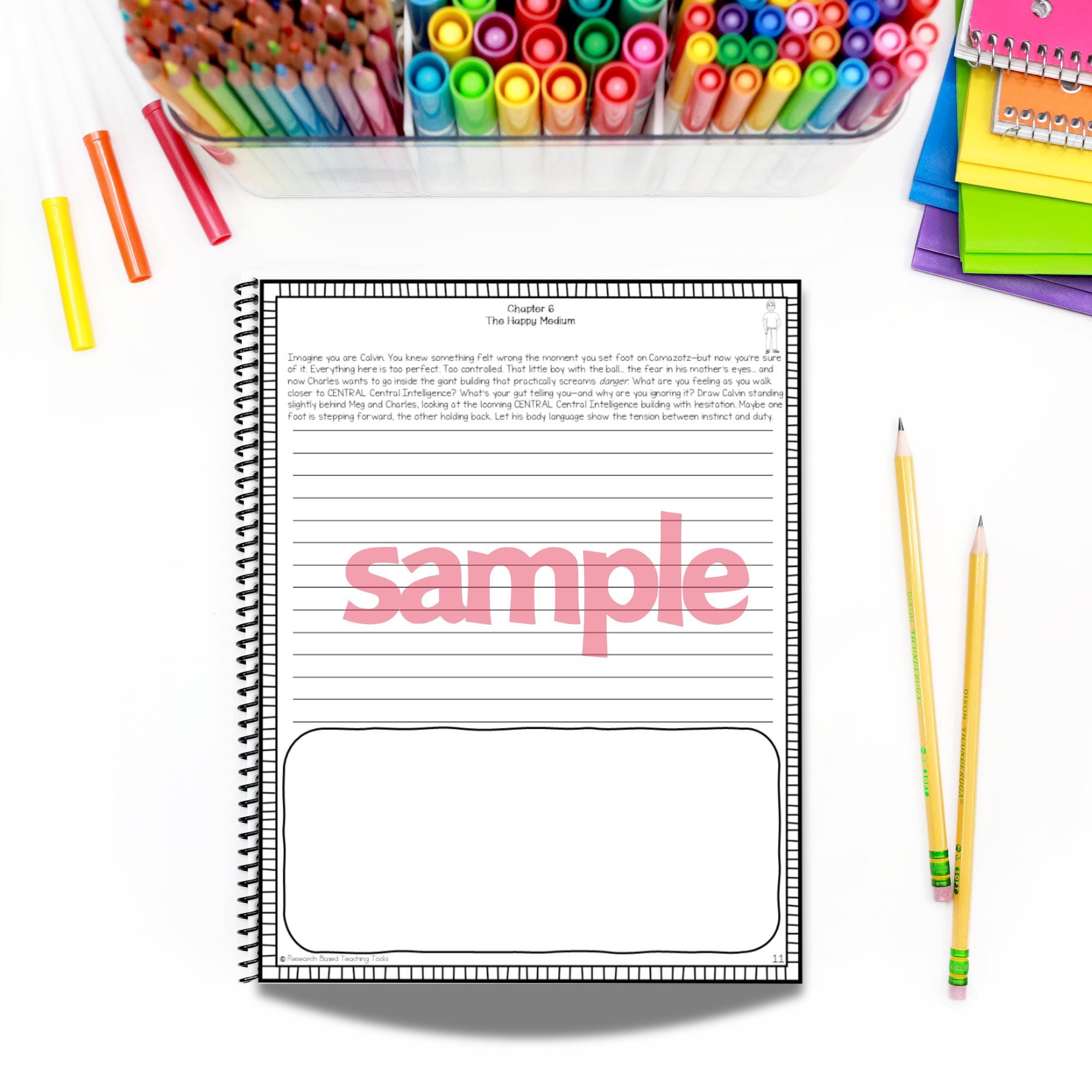 A Wrinkle in Time Journal | Printable Novel Study, Chapter Prompts ...