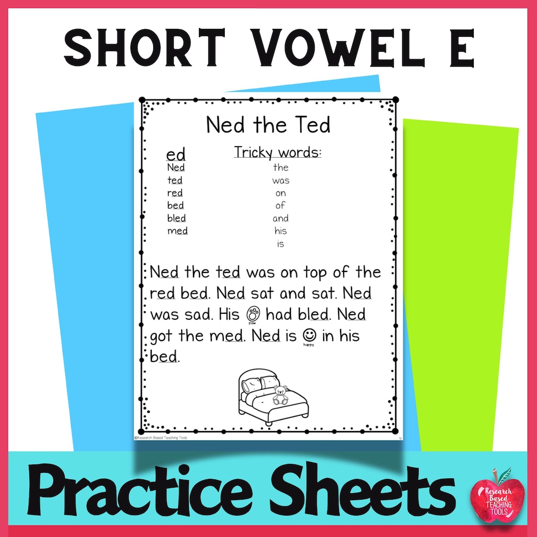 Short Vowel E Word Family Stories: Decodable Phonics Passages for ...