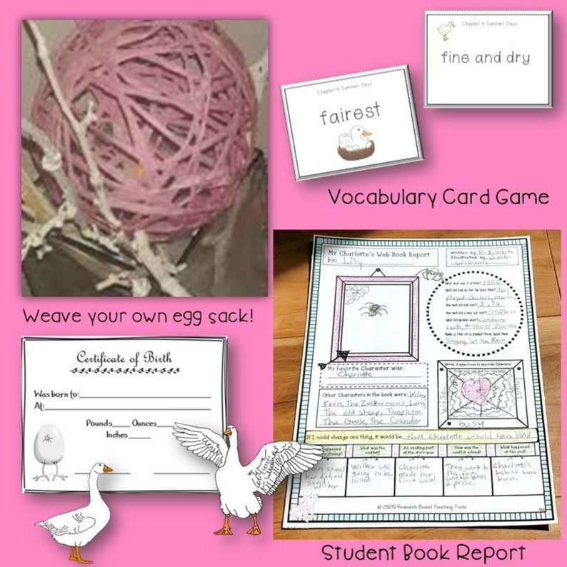 Homeschool Literature Unit Study, Charlotte's Web Reading Guide, ELA ...