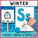 Winter Literacy Centers for Prek-1st Grade | Hands-on Alphabet ...