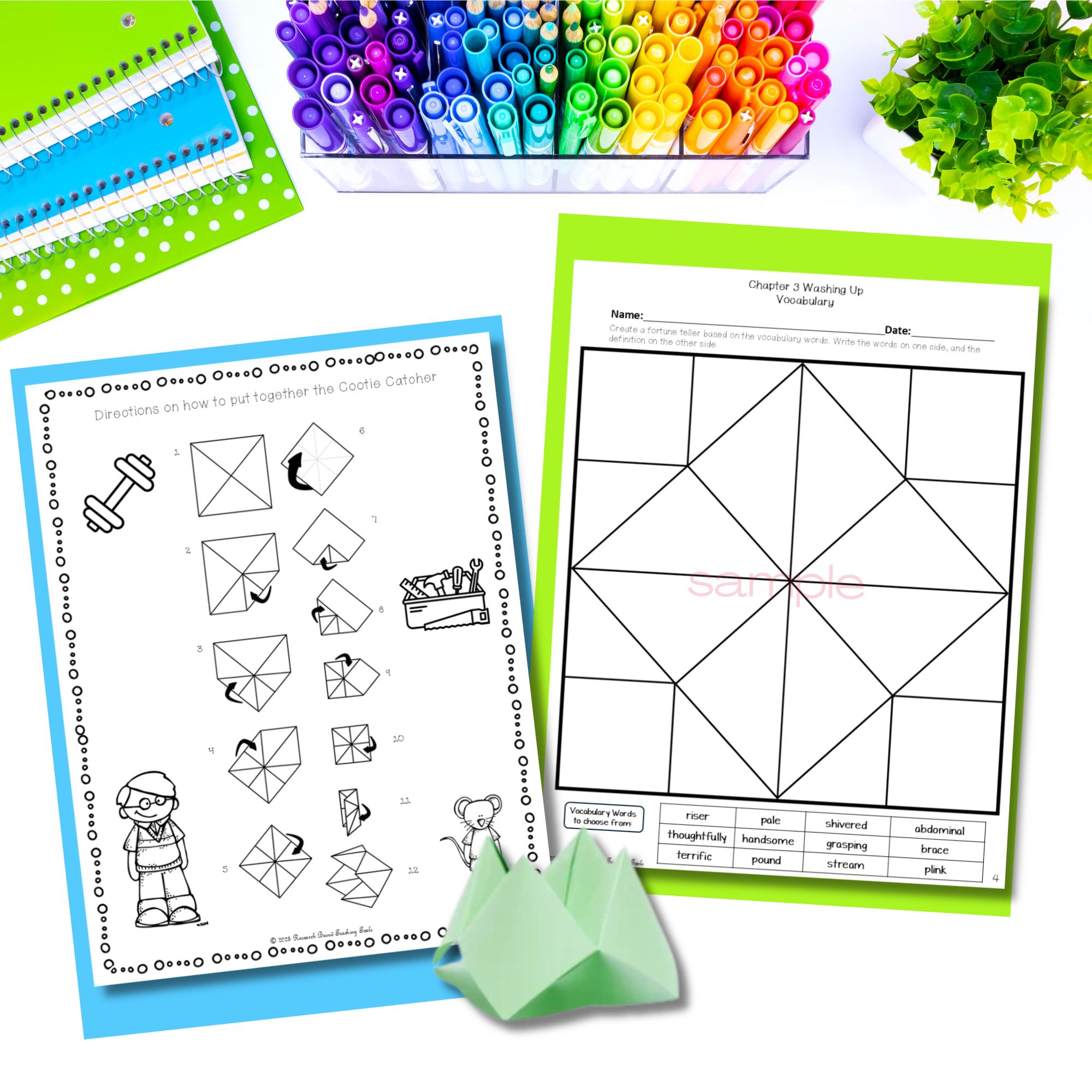 Stuart Little Vocabulary Activities | Engaging Novel Study Word Work - Etsy