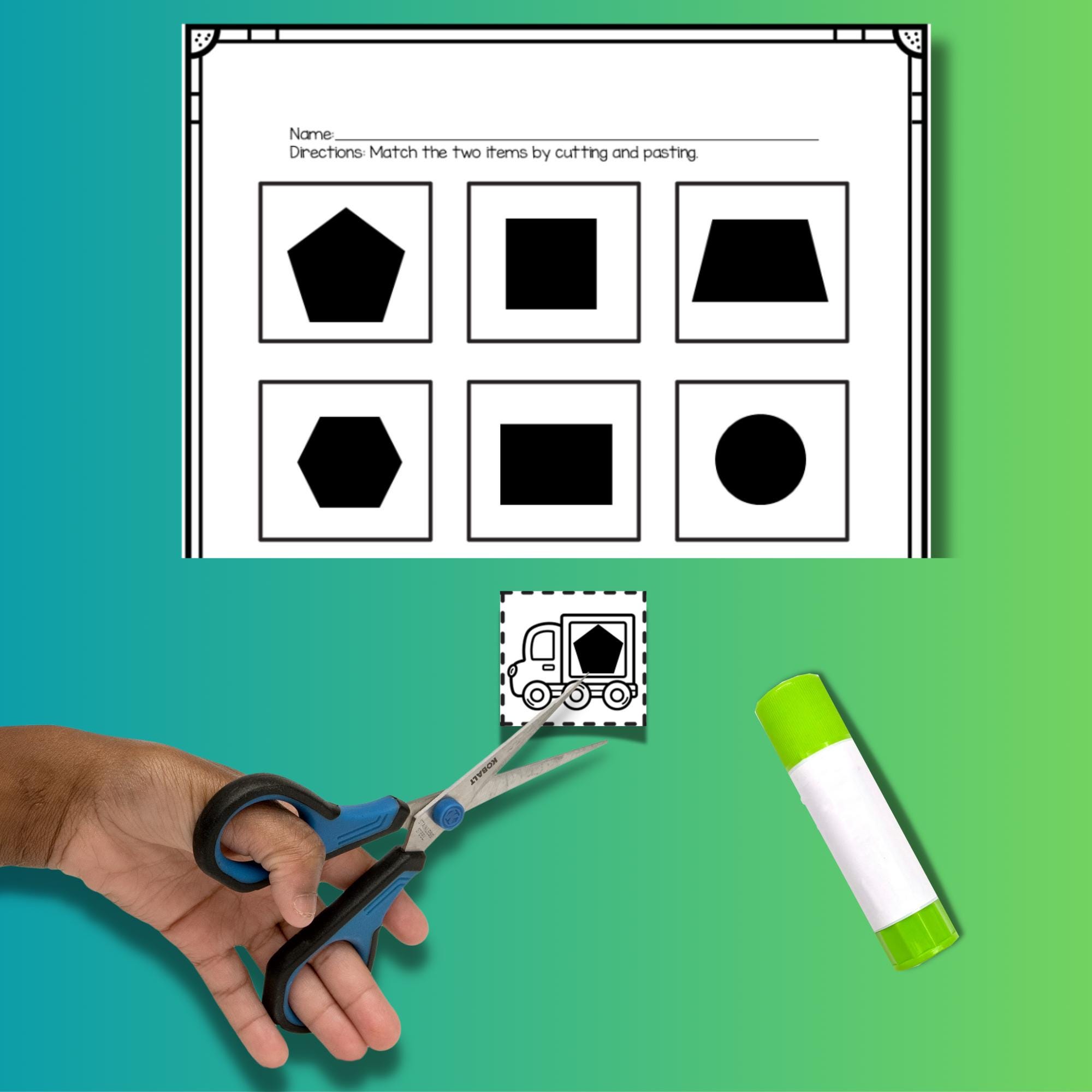 Transportation-themed Math & Number Tracing Worksheets for Pre-k to 1st ...