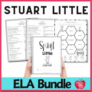 Stuart Little Novel Study Bundle | Quizzes, Journal, and Vocabulary ...