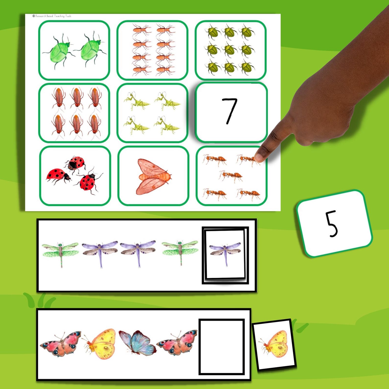 Insect-themed Math Bundle: Preschool & Kindergarten Activities for ...