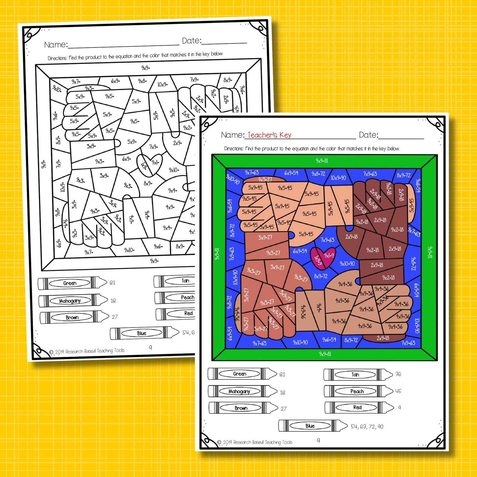 MLK Jr. Multiplication Color-by-number: Educational Math Worksheets for ...