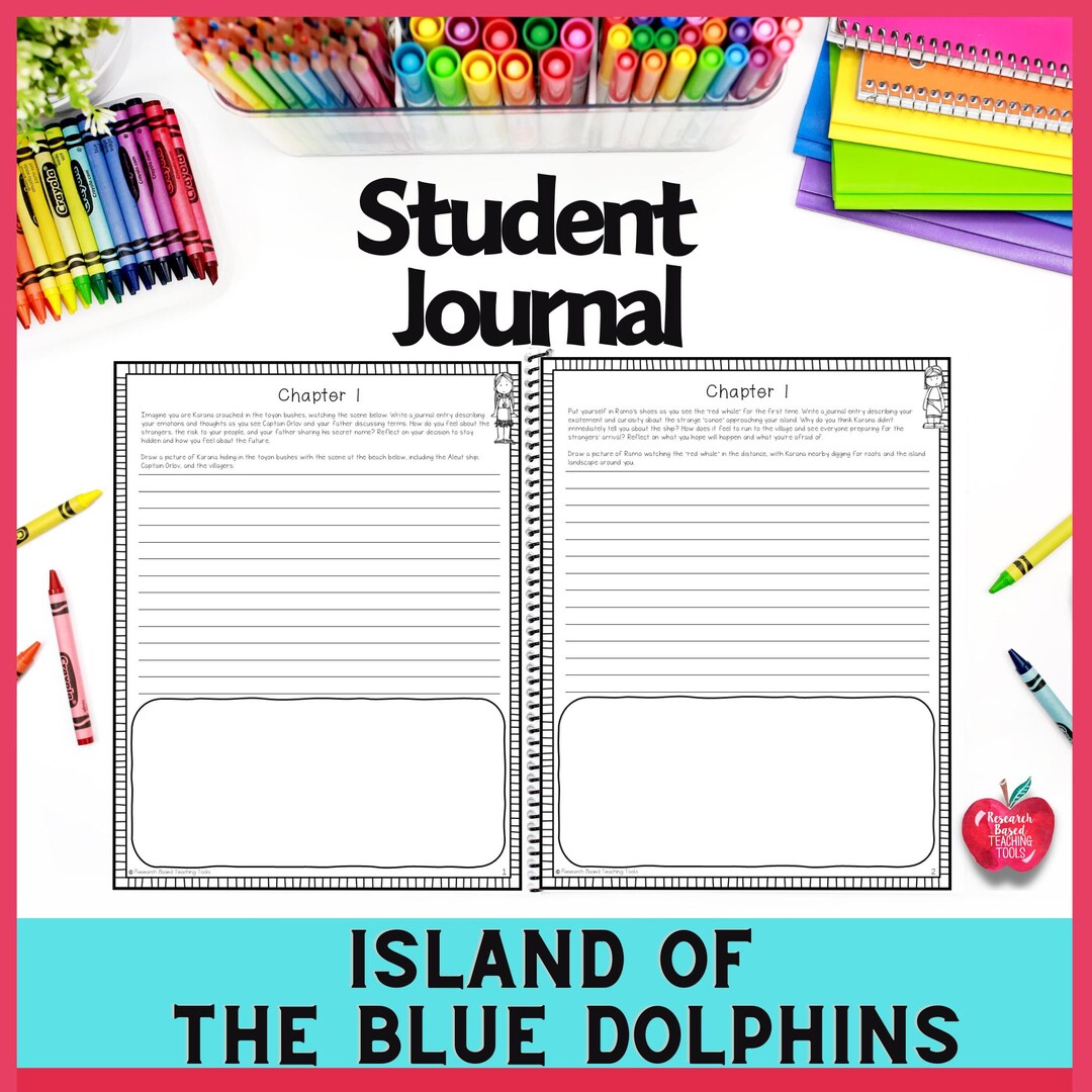 Island of the Blue Dolphins Student Workbook: Novel Study Journal With ...