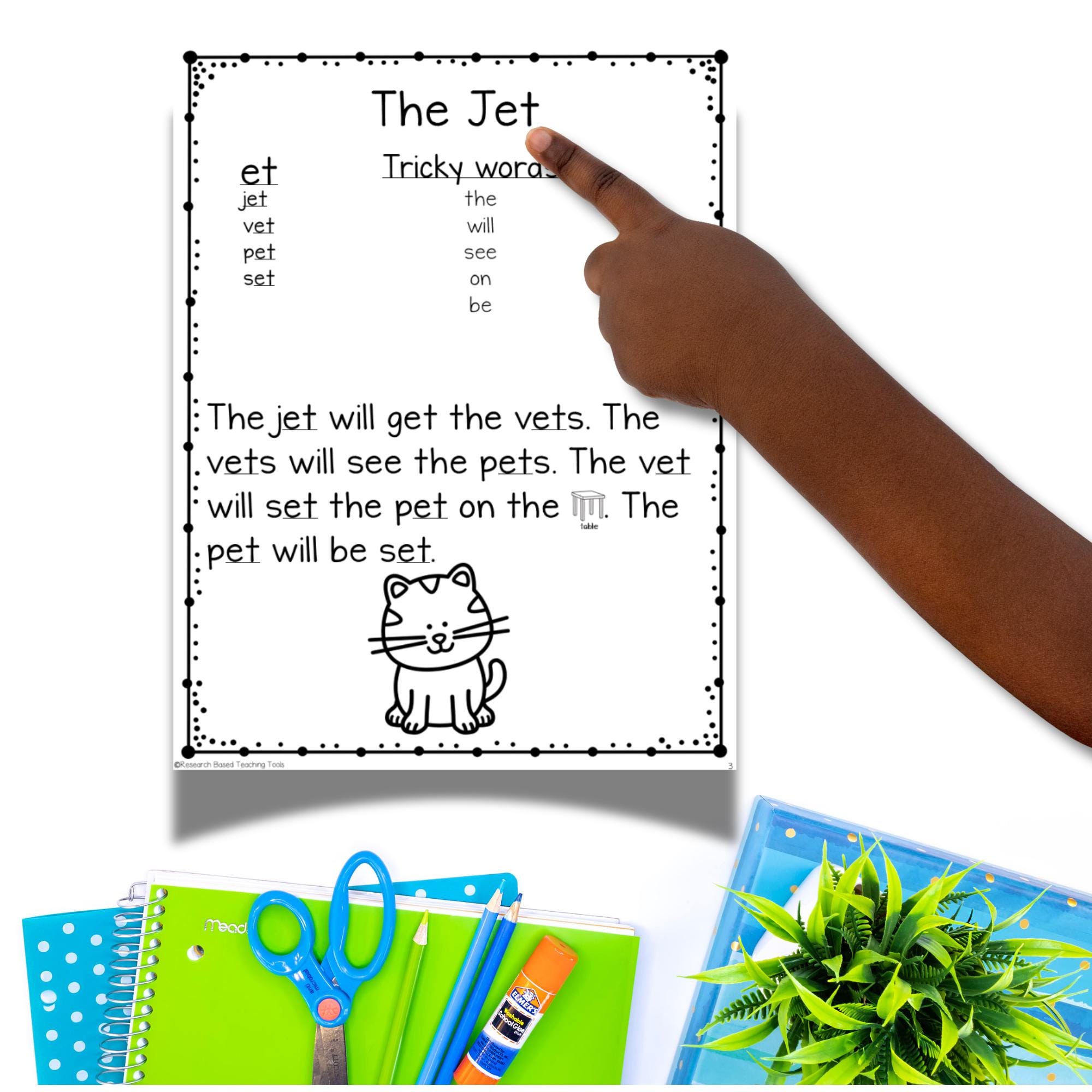 Short Vowel E Word Family Stories: Decodable Phonics Passages for ...