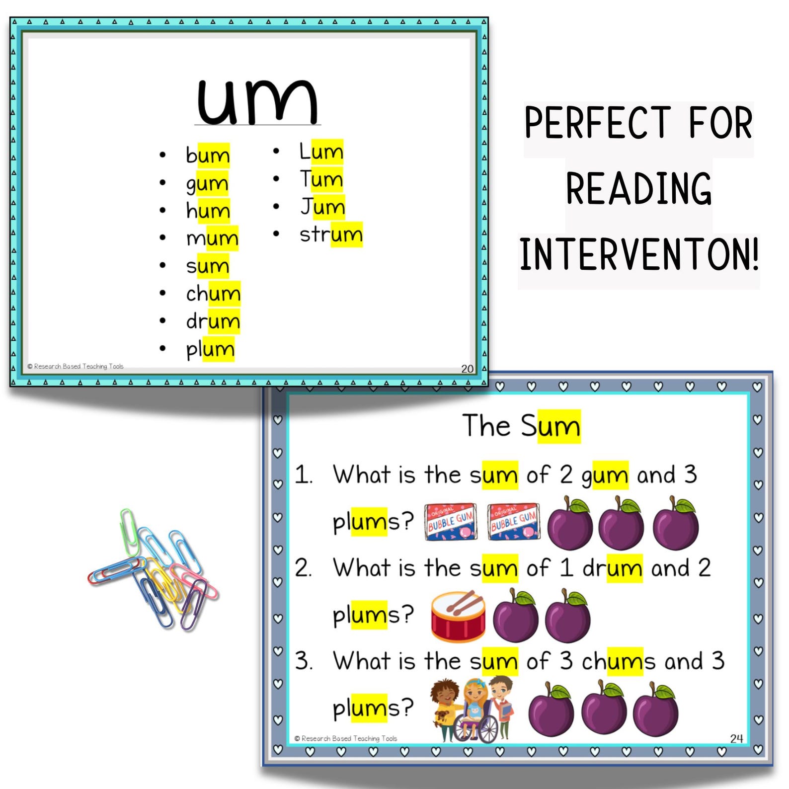 CVC Short Vowel U Word Family Stories: Phonics Practice for Early ...