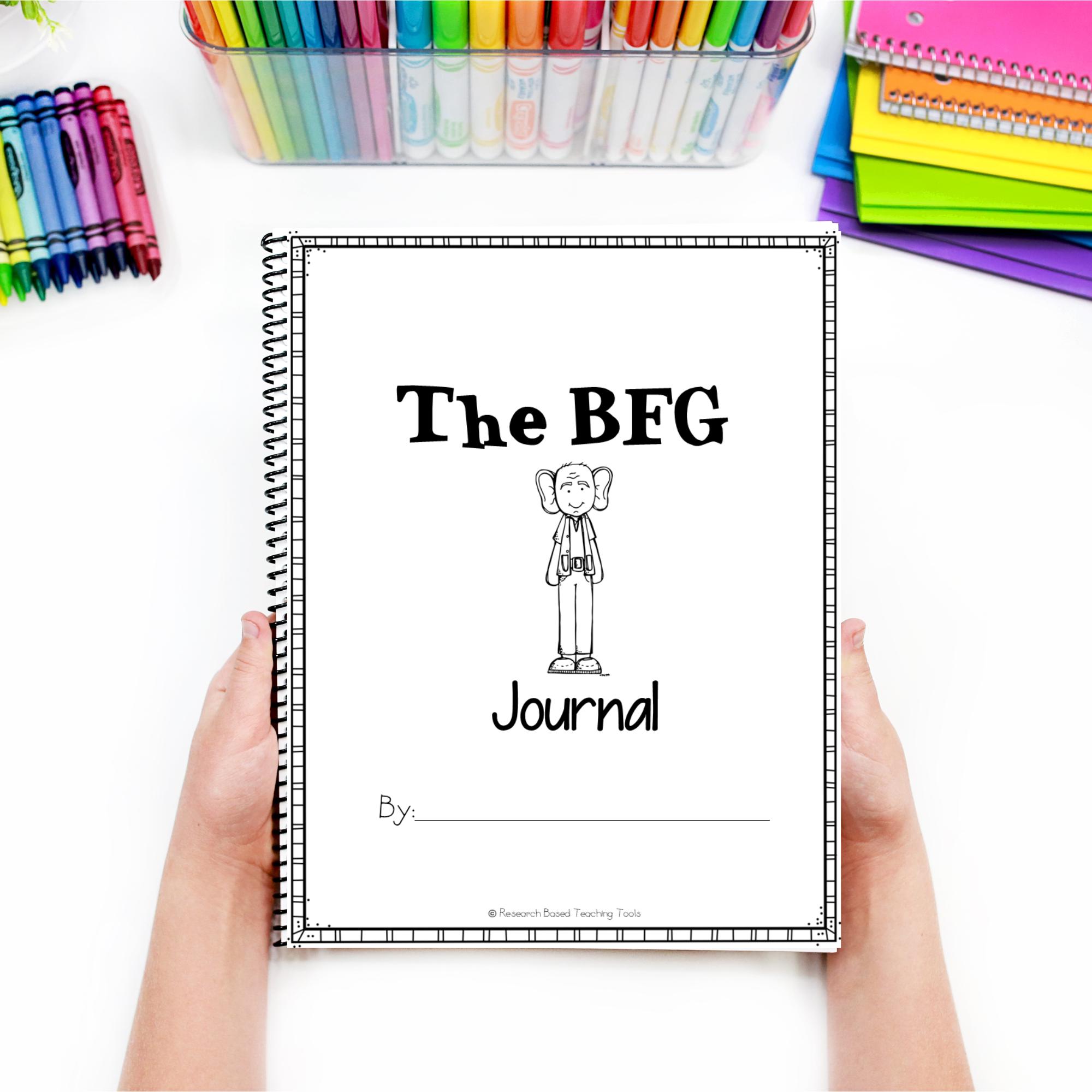 BFG Reading Journal: Character Analysis, Illustration & Comprehension ...