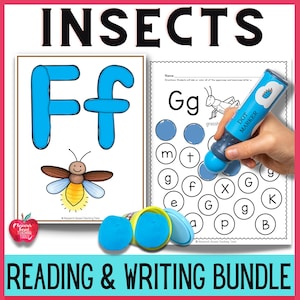 Insect Alphabet & Fine Motor Literacy Bundle | Hands-on Pre-k and K ...