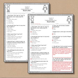 Stuart Little Novel Study Bundle | Quizzes, Journal, and Vocabulary ...