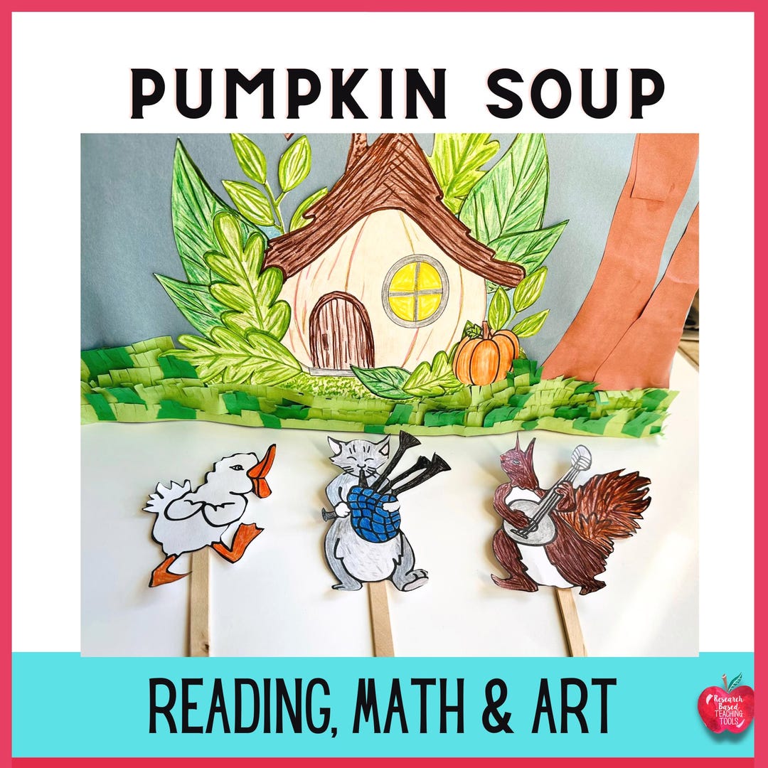 Pumpkin Soup Book Companion | Literacy & Math Activities for 1st and ...