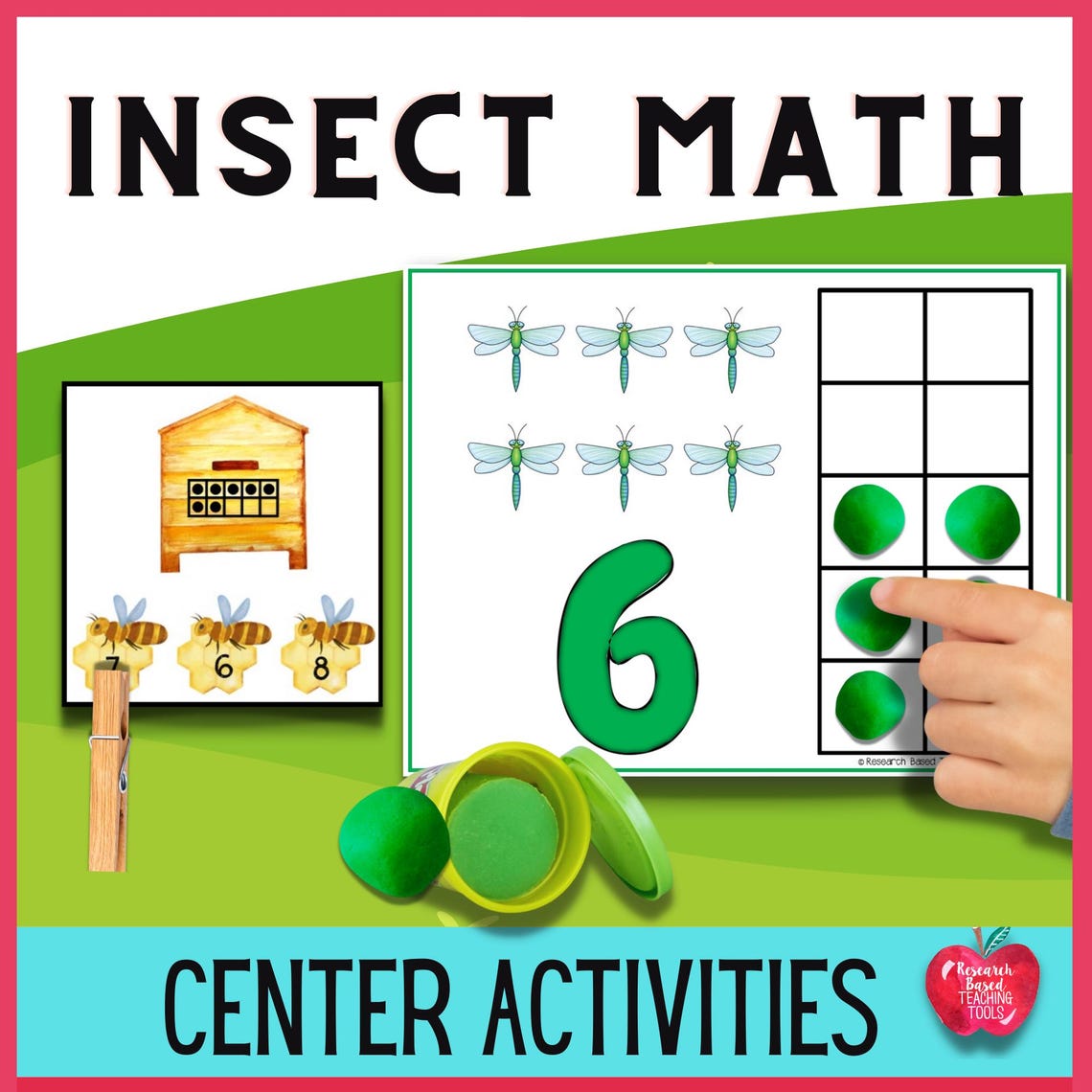 Insect-themed Math Bundle: Preschool & Kindergarten Activities for ...