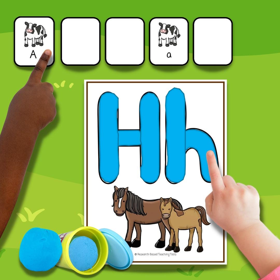 Farm Animal Alphabet & Sight Word Activities | Prek-k Literacy Bundle ...