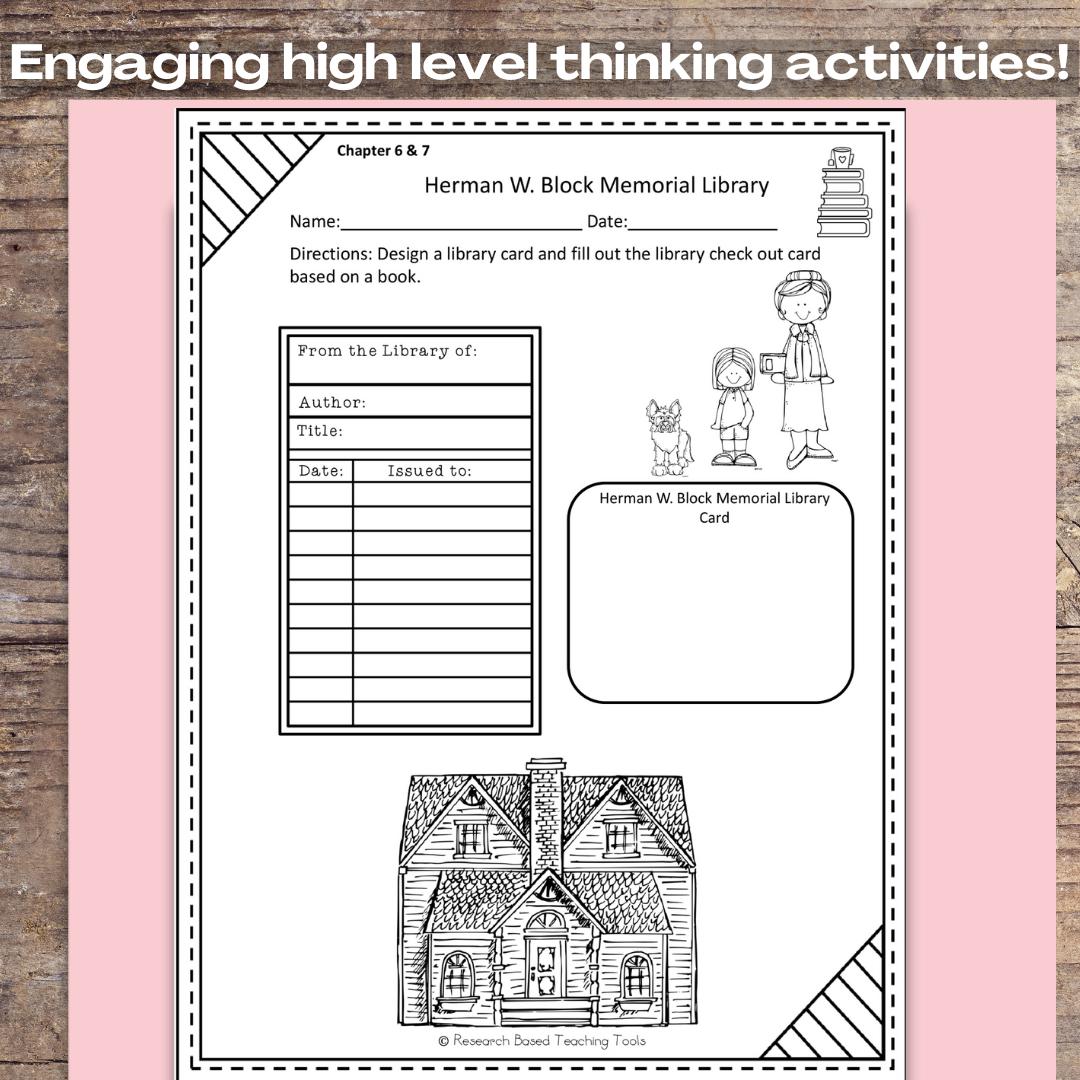 Because of Winn-dixie Novel Study Unit | 188 Pages of Engaging Lessons ...