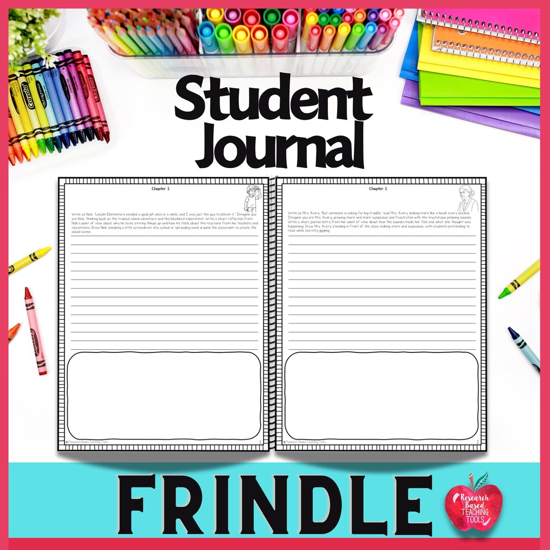 Frindle Novel Study: Character POV Journal With Writing Prompts ...