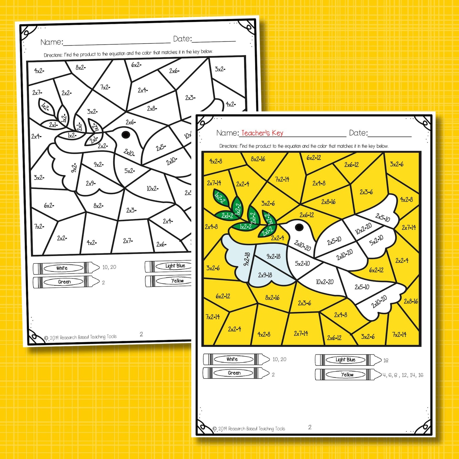 MLK Jr. Multiplication Color-by-number: Educational Math Worksheets for ...