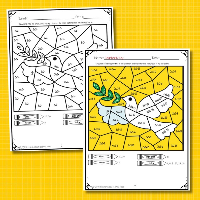 MLK Jr. Multiplication Color-by-number: Educational Math Worksheets for ...