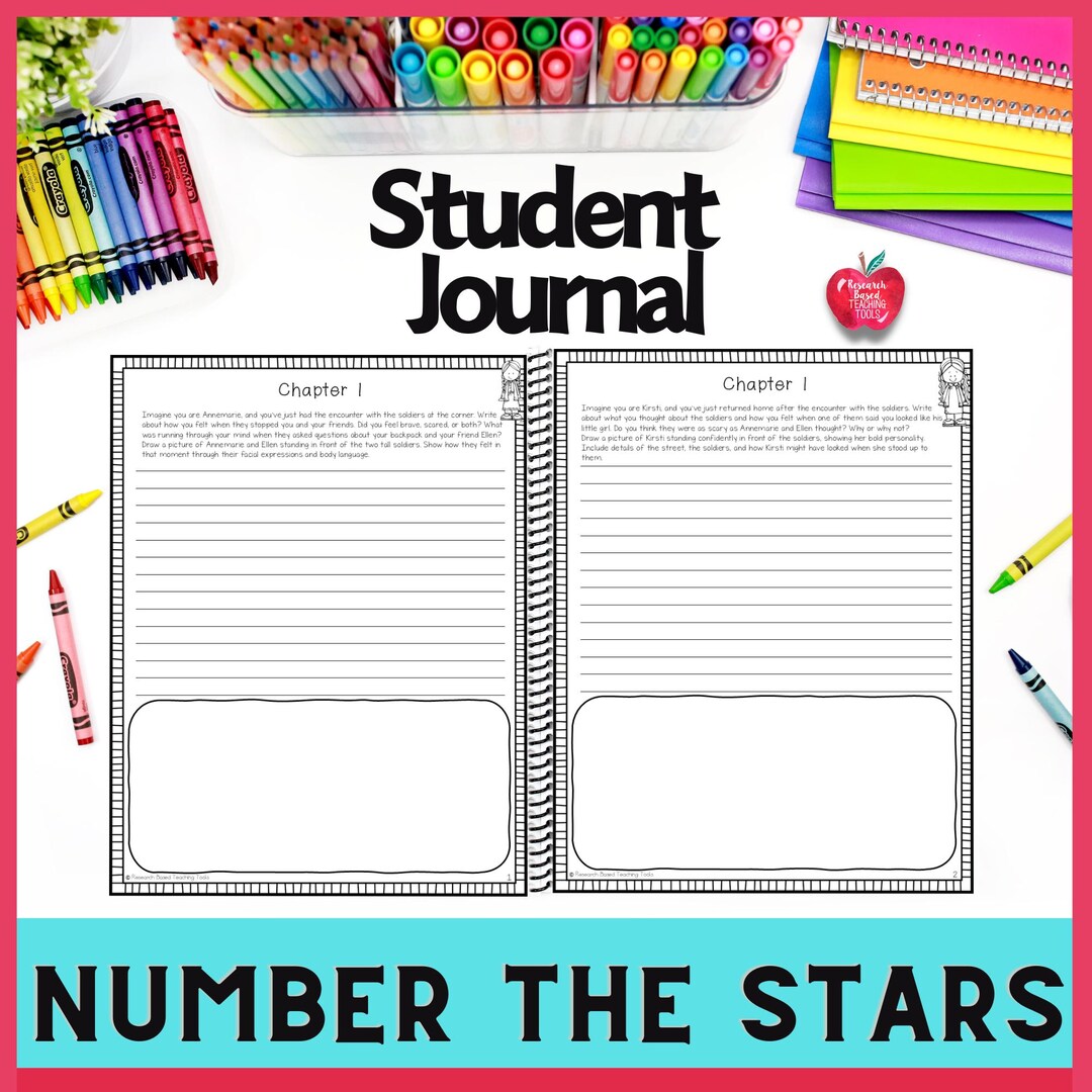 Number the Stars Journal: Creative Writing Prompts for Novel Study ...
