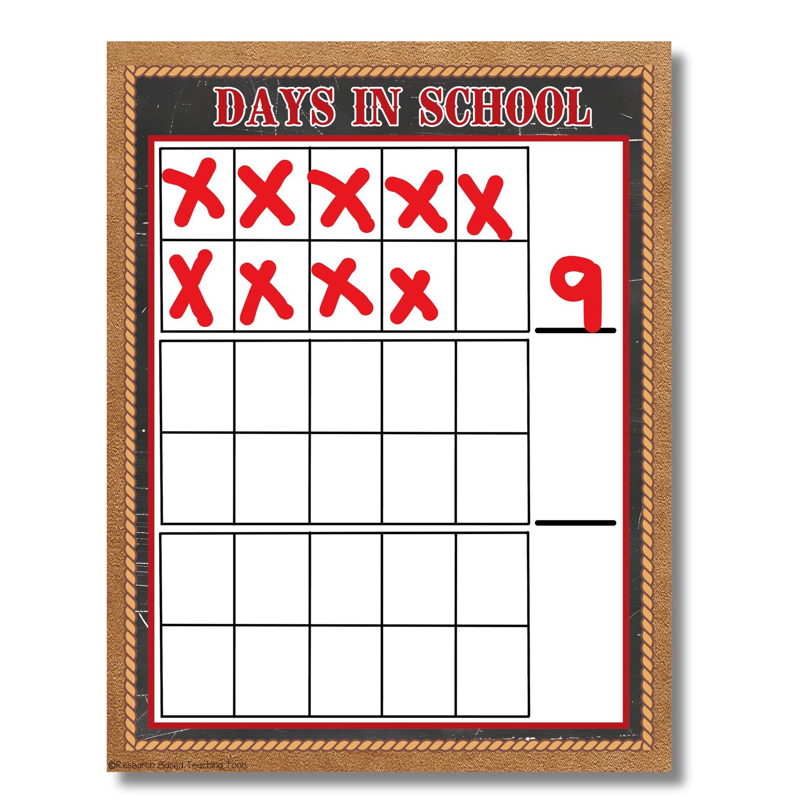 Rustic Cowboy Classroom Calendar & Birthday Bulletin Board Decor Set ...