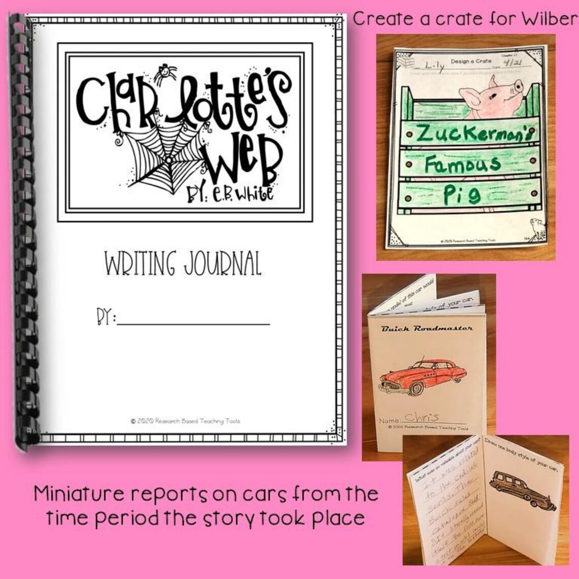 Homeschool Literature Unit Study, Charlotte's Web Reading Guide, ELA ...