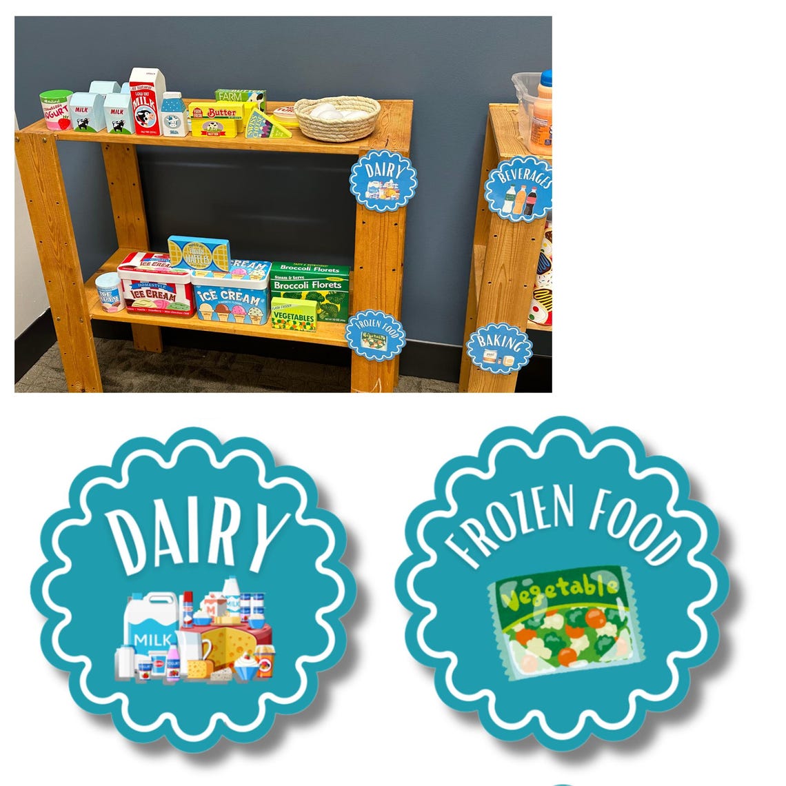 Dramatic Play Grocery Store Set: Imaginative Learning Fun for Preschool ...