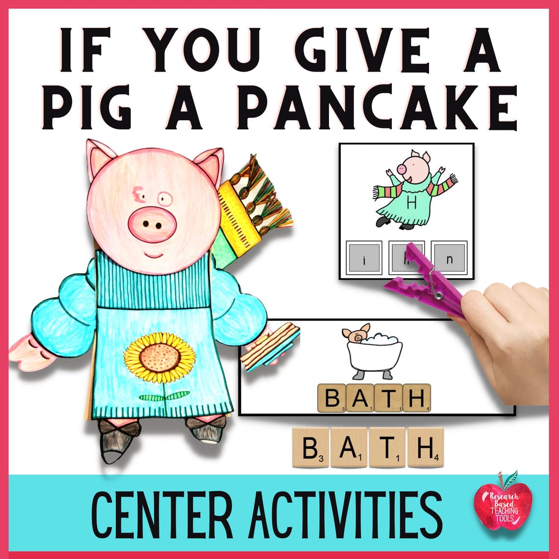 If You Give a Pig a Pancake | Literacy & Math Center Activities Bundle ...