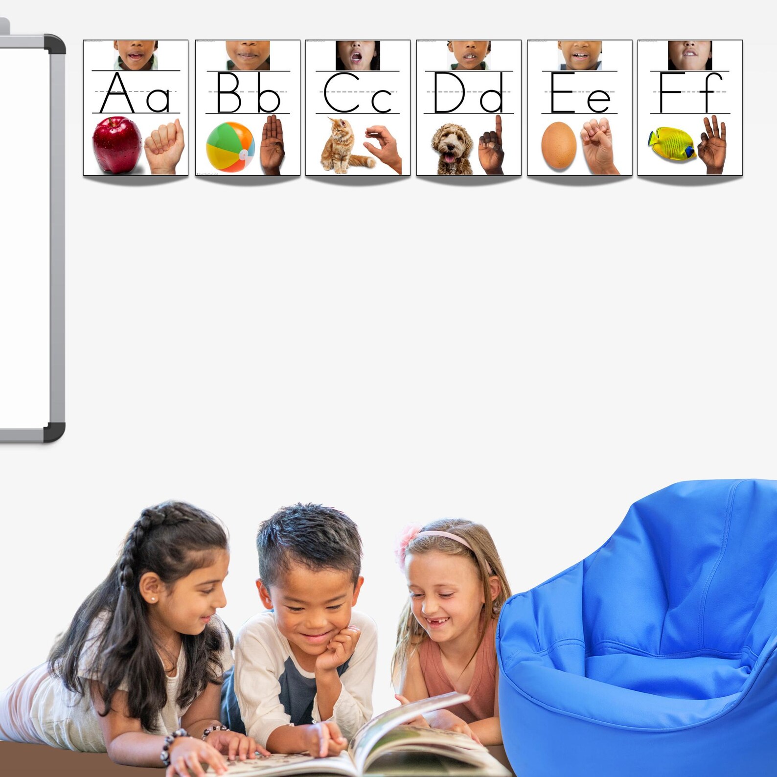 ASL Visual Phonics Presentation: Letter Recognition, Literacy Resource ...