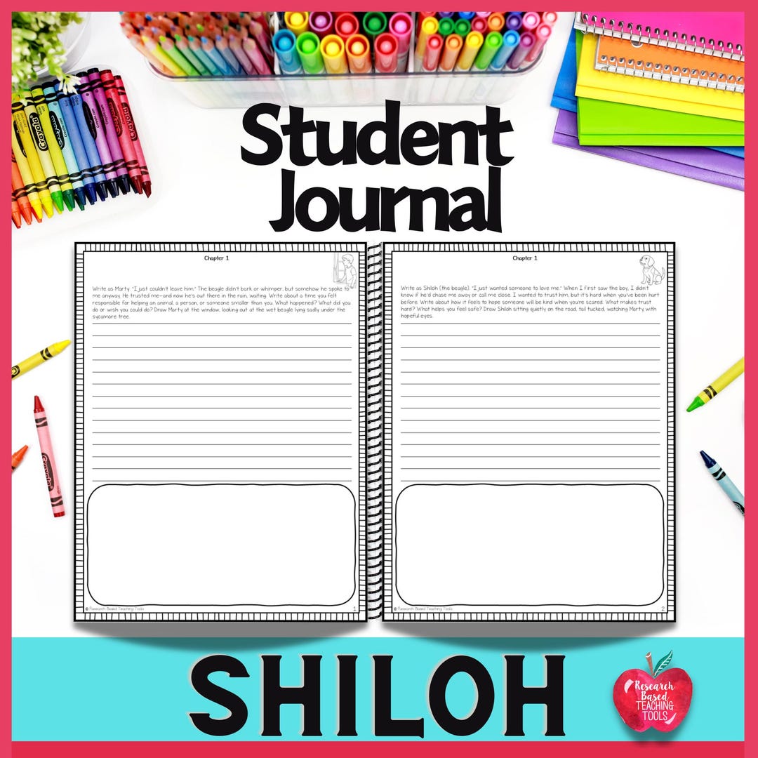 Shiloh Student Journal: Character POV Prompts, Writing & Drawing ...