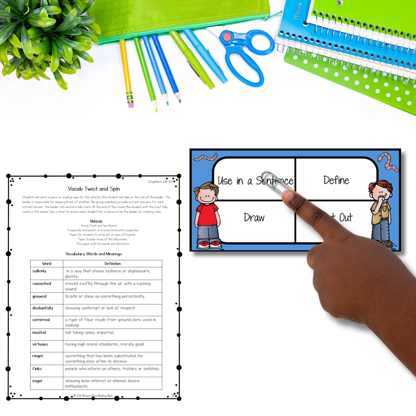 How to Eat Fried Worms Novel Study Bundle | Vocabulary, Quizzes ...